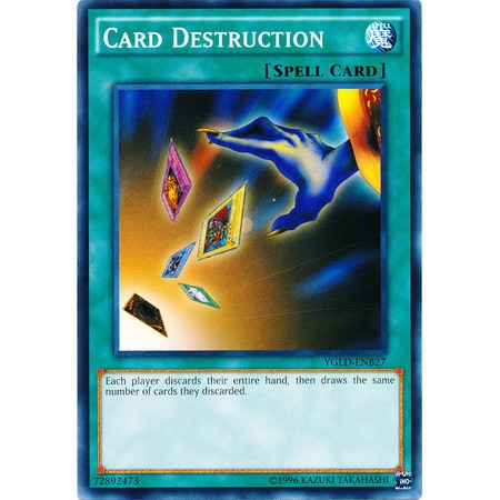 [ Bài Yugioh Chính Hãng ] Card Destruction - YGLD-ENB27 - Common Unlimited