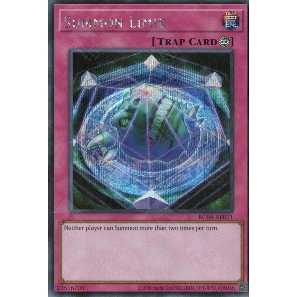 [ Bài Yugioh Chính Hãng ] Summon Limit - RC04-AE071