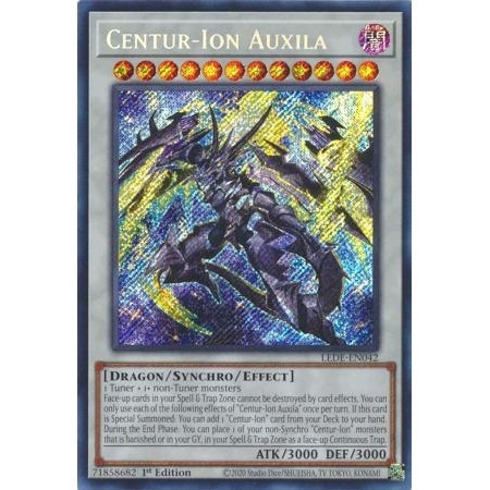 [ Bài Yugioh Chính Hãng ] Centur-Ion Auxila - LEDE-EN042 - Secret Rare ...