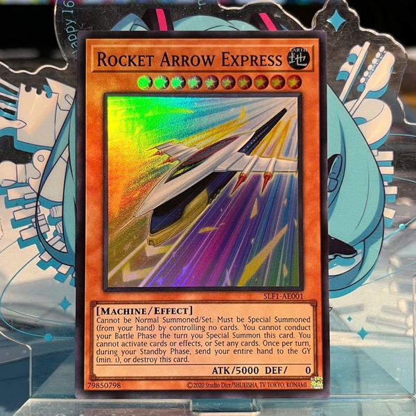[ Bài Yugioh Chính Hãng ] SLF1-AE001 Rocket Arrow Express - Super Rare