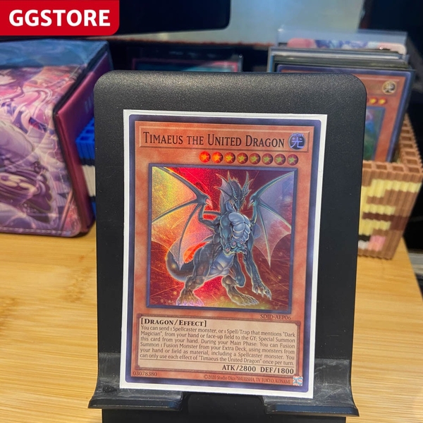 [ Bài Yugioh Chính Hãng ] SDID-AEP06 Timaeus the United Dragon Super Rare