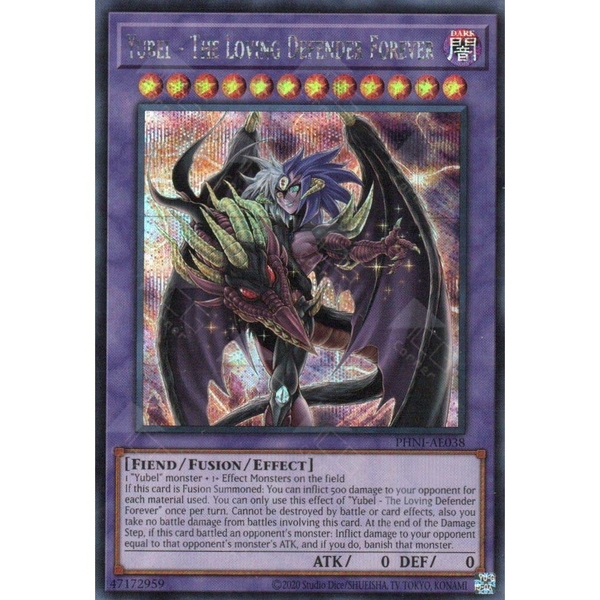 [ Bài Yugioh Chính Hãng ] PHNI-AE038 Yubel - The Loving Defender Forever