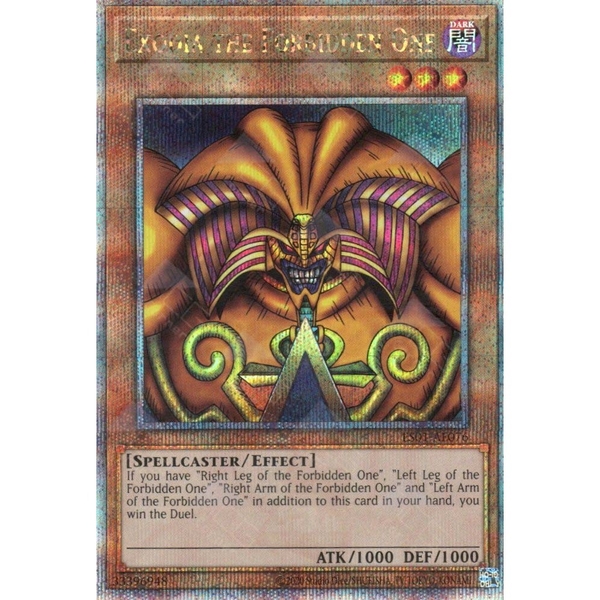 [ Bài Yugioh Chính Hãng ] ES01-AE076 Exodia the Forbidden One (QCSR)