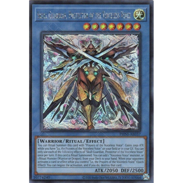 [ Bài Yugioh Chính Hãng ] PHNI-AE037 Skull Guardian, Protector of the ...