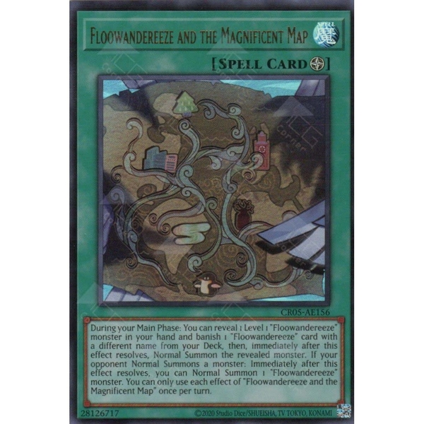 [ Bài Yugioh Chính Hãng ] CR05-AE156 Floowandereeze and the Magnificent ...