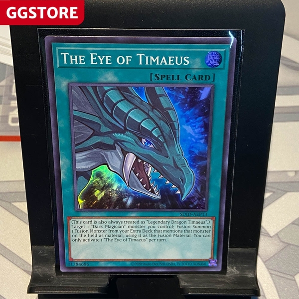 [ Bài Yugioh Chính Hãng ] The Eye of Timaeus SDID Super rare
