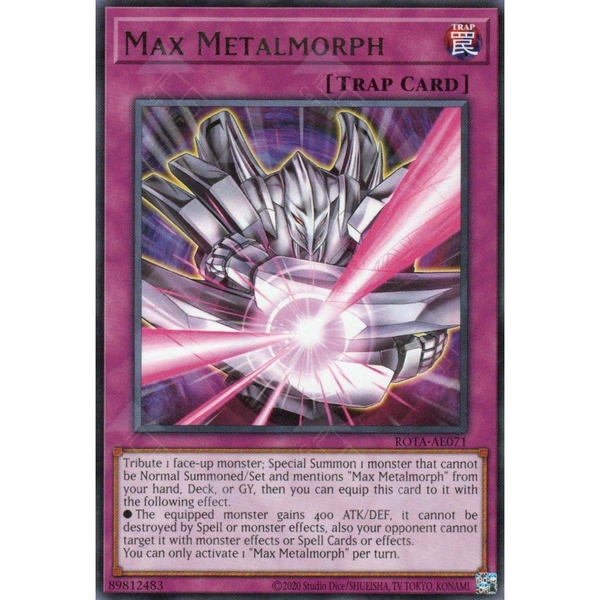 [ Bài Yugioh Chính Hãng ] ROTA-AE071 Max Metalmorph - Rare