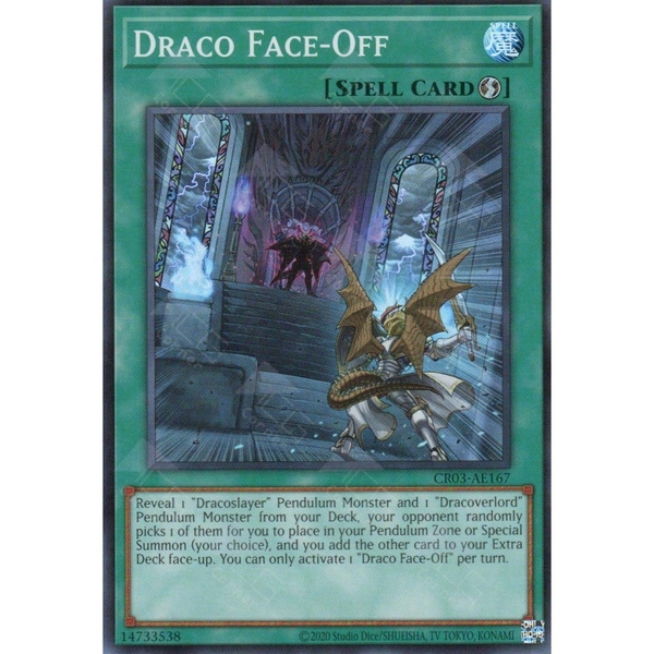 CR03-AE167 Draco Face-Off (SR) [ GGSTORE ] [ Bài Yugioh Chính Hãng ]