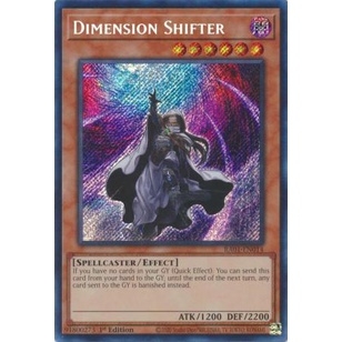 [ Bài Yugioh Chính Hãng ] Dimension Shifter - RA01-EN014 - Secret Rare
