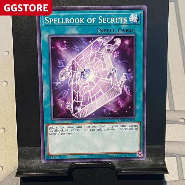 [ Bài Yugioh Chính Hãng ] Spellbook of Secrets - Common - SDID-AE033