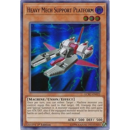 [ Bài Yugioh Chính Hãng ] Heavy Mech Support Platform - LCKC-EN022 ...