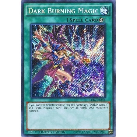 [ Bài Yugioh Chính Hãng ] Dark Burning Magic - LDK2-ENS05 - Secret Rare ...