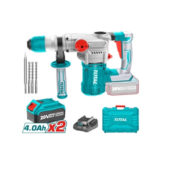 Máy Khoan Đục Dùng Pin Total 20V TRHLI202882 - Chính hãng