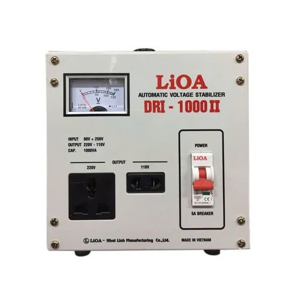 Ổn Áp Lioa 1 Pha 1KVA DRI-1000II