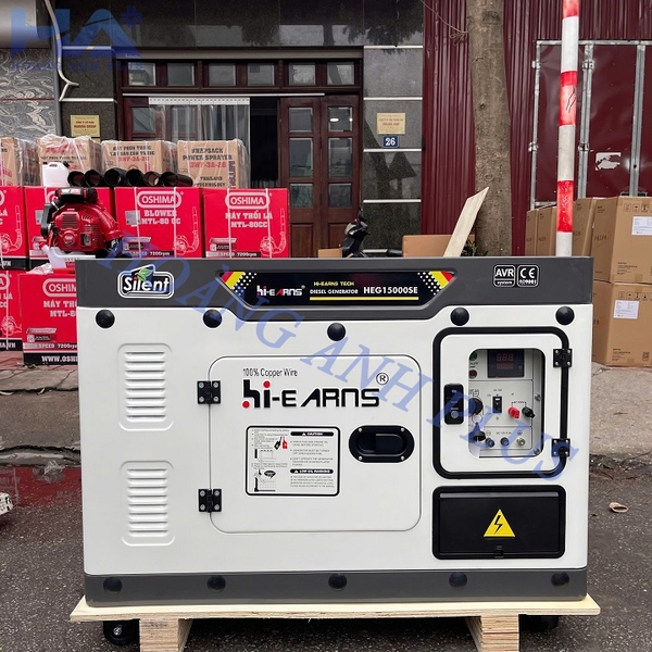 Máy Phát Điện Chạy Dầu HI-EARNS HEG15000SE 10KW