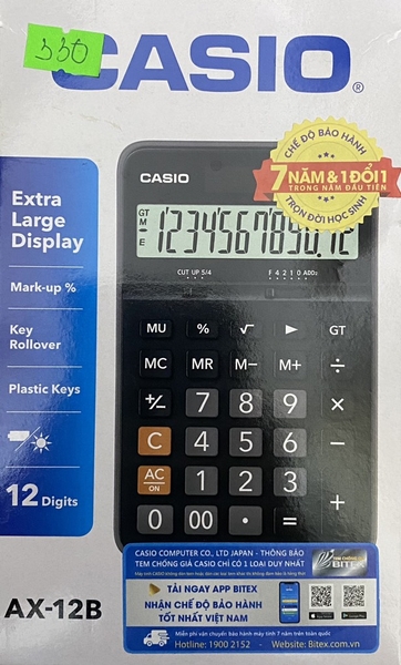 Máy tính Casio AX12B