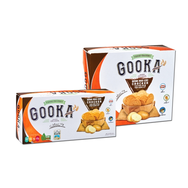 Bánh Gooka Cracker Ngũ Cốc Khoai Tây HG 160g