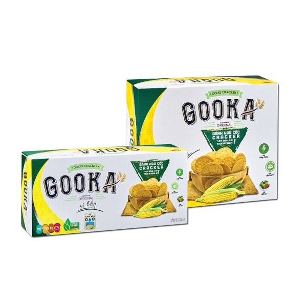 Bánh Gooka Cracker Ngũ Cốc Bắp HG 160g