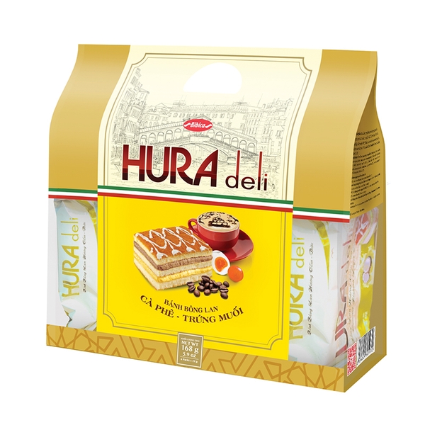 Bánh Hura Layer Cake Bơ Sữa túi 360g