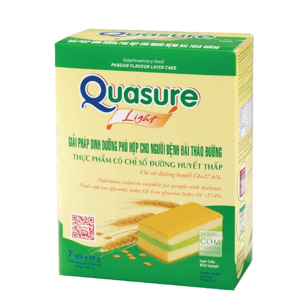 Bánh Quasure light Laycake Cốm HG 126g