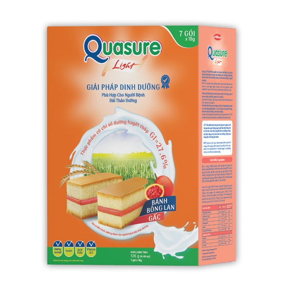 Bánh Quasure light Laycake Cốm HG 126g