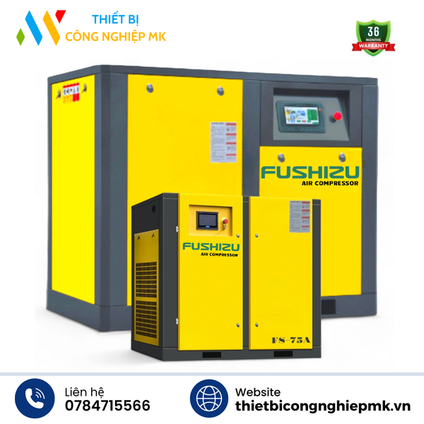 Máy Nén Khí Trục Vít Fushizu FS-30A - công Nghệ Nhật Bản, Giá Tốt