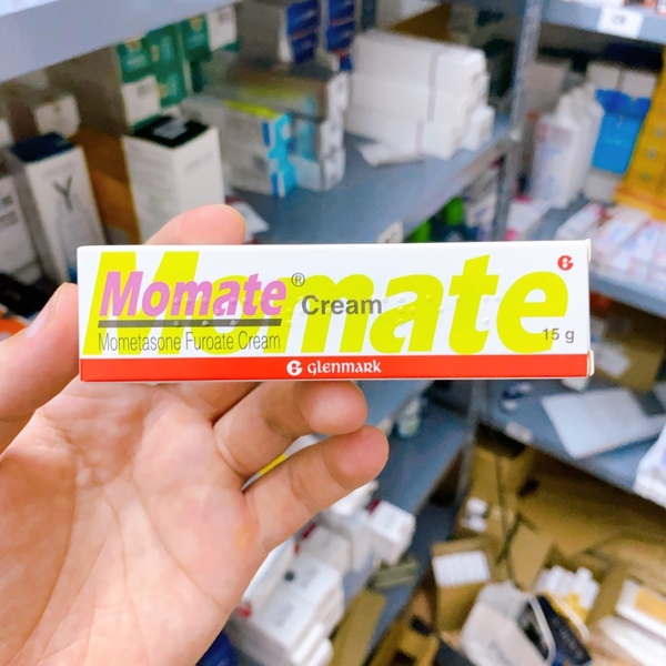 Kem bôi ngoài da GLENMARK Momate Cream mometasone 0.1% - 15g
