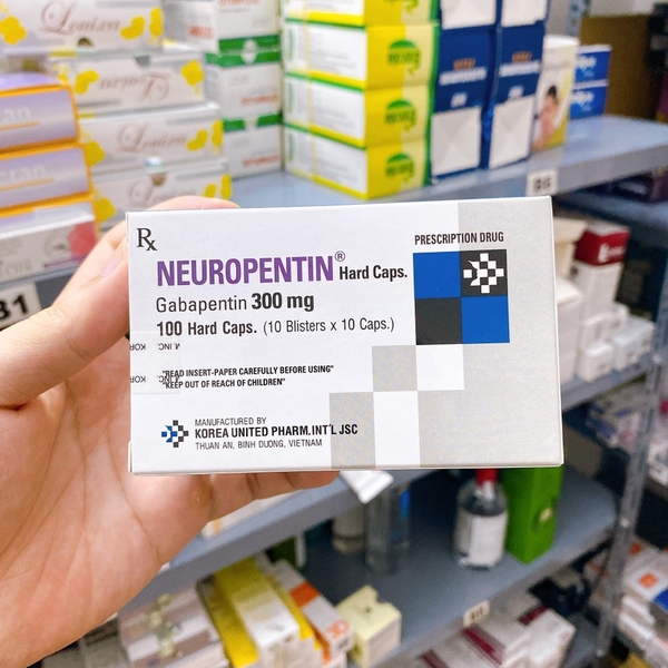 NEUROPENTIN Gabapentin 300mg- hộp 100 viên - giảm đau thần kinh, đau ...