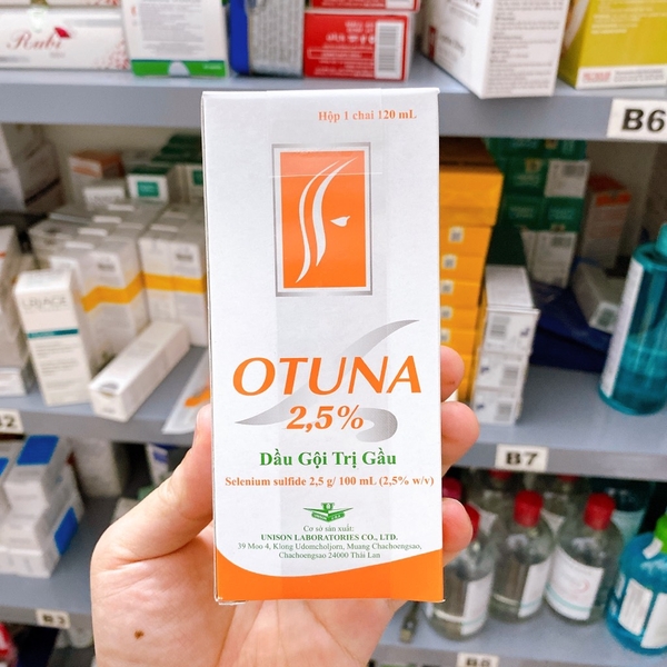 Dầu gội trị gầu, trị nấm Otuna 2.5% Anti-Dandruff Shampoo Selenium ...