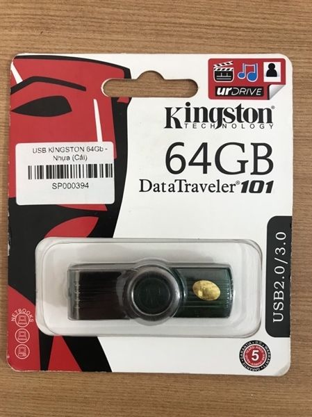 USB KINGSTON 64Gb - Nhựa