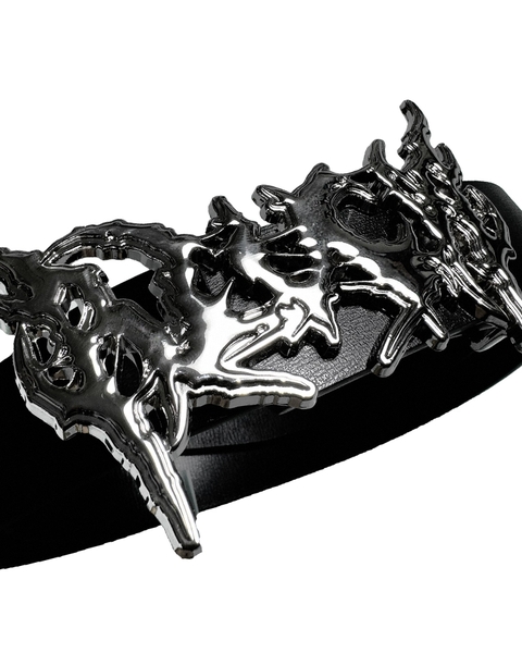 Metal destroy logo - belt BLACKORP