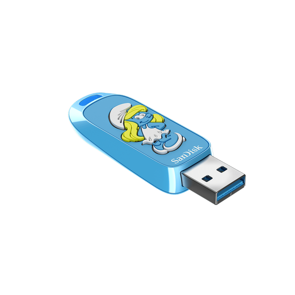 USB 3.2 Sandisk Smurfette Edition TypeA SDCZIS 256GB 130MB/s SDCZIS ...