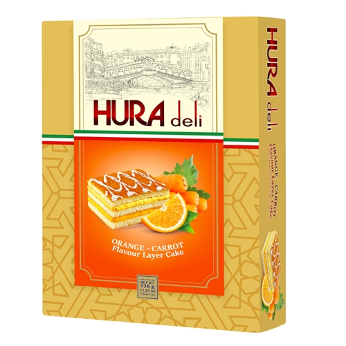Hura Deli In Paper Box 336g - Orange - Carrot Flavor Bibica - Essence ...