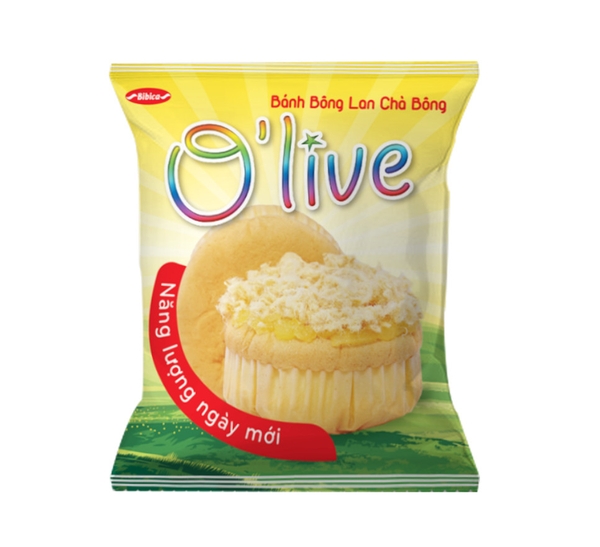O'Live Sponge Cake with Chicken Floss In Pack 35g Bibica - Essence of ...