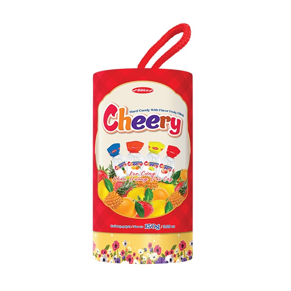 Cheery Fruit Filling Hard Candy In Paper Box 150g - Red Bibica ...