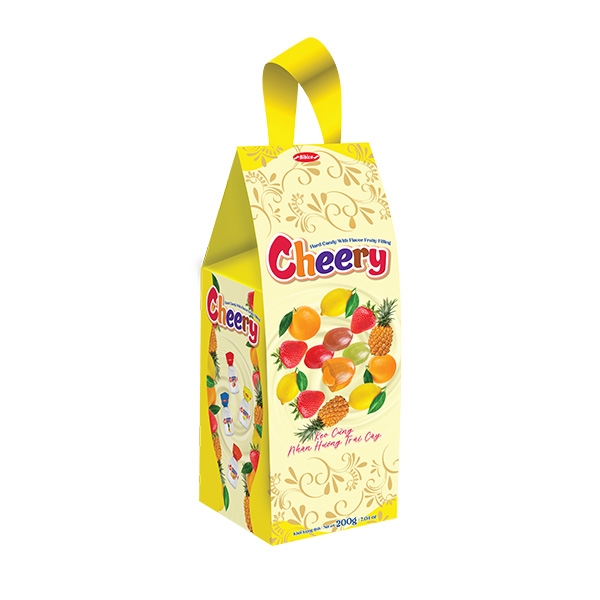 Cheery Fruit Filling Hard Candy In Paper Box 200g - Yellow Bibica ...