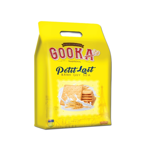 Gooka Petit Lait Milk Hard Biscuits in bag 272g Bibica - Essence of ...