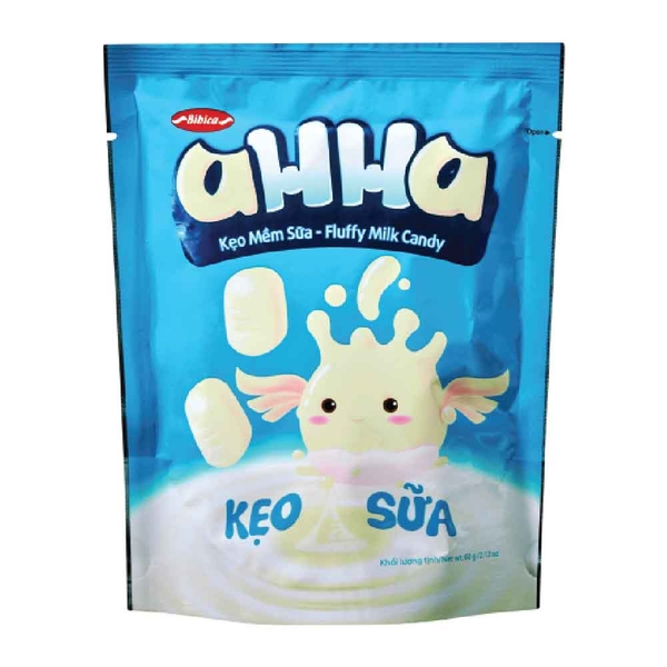 aHHa fluffy milk soft candy in plastic bag 275g Bibica - Essence of ...