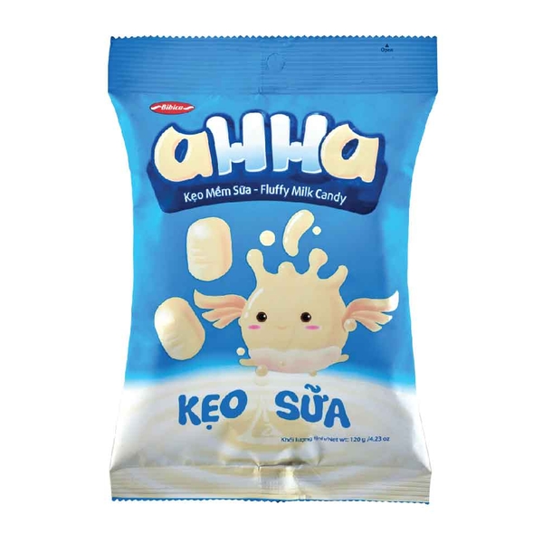 aHHa fluffy milk soft candy in plastic bag 120g Bibica - Essence of ...