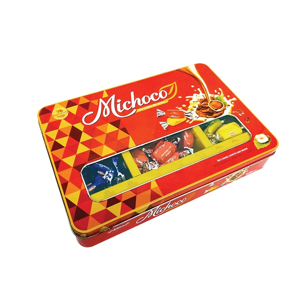 Michoco soft candy in tin 350g Bibica - Essence of Confectionery Vietnamese