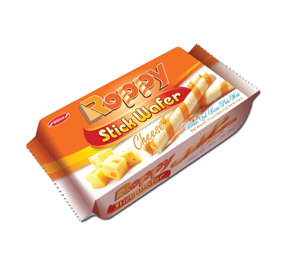 Roppy Stick Wafer In Plastic Pack 132g - Cheese flavor Bibica - Essence ...