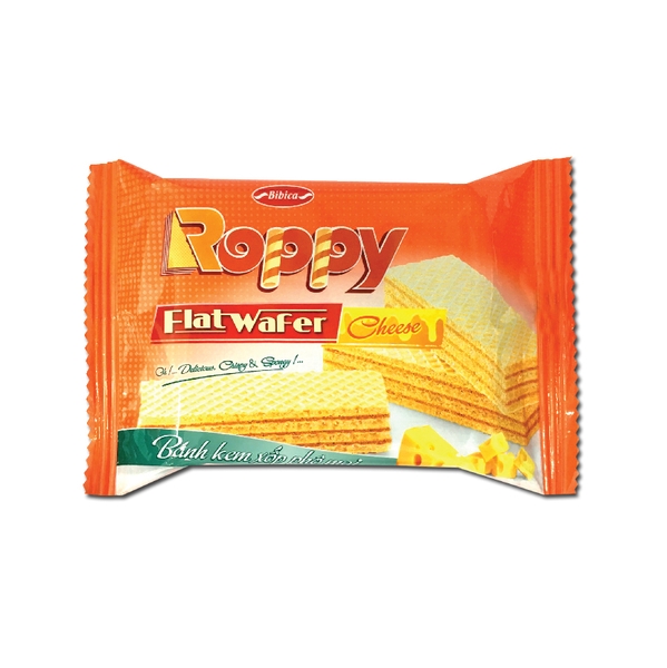 Roppy flat wafer in pack 54g - Cheese flavor Bibica - Essence of ...
