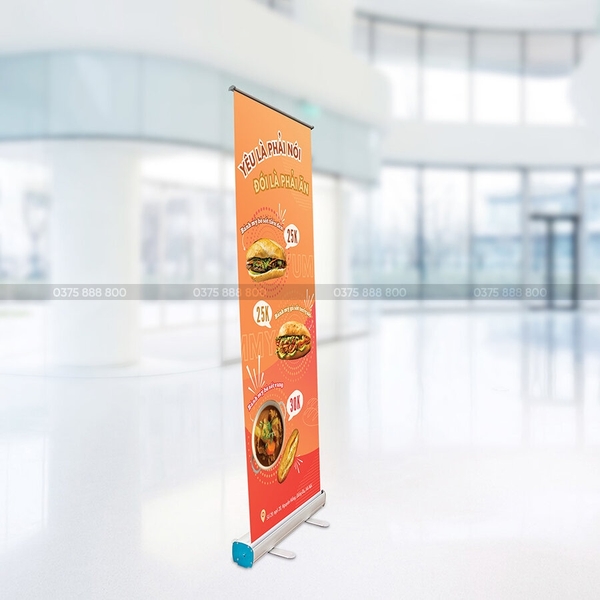 Standee Cuốn Cao Cấp | Standee Cuốn Nhôm Tốt | Standee Việt Nam