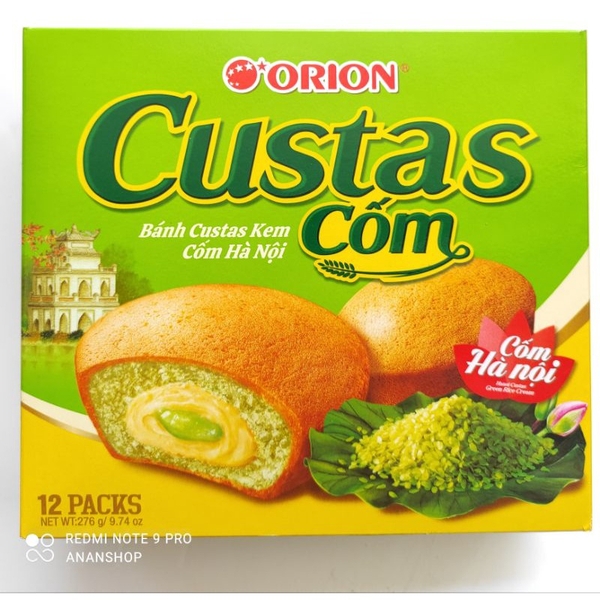 Bánh Custas Orion Kem Cốm Hà Nội - Hộp 276g Sato Mart- Cửa hàng tạp hóa ...