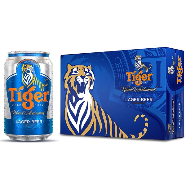 Bia Tiger xanh - Thùng thường 24 lon 330ml Sato Mart- Cửa hàng tạp hóa ...