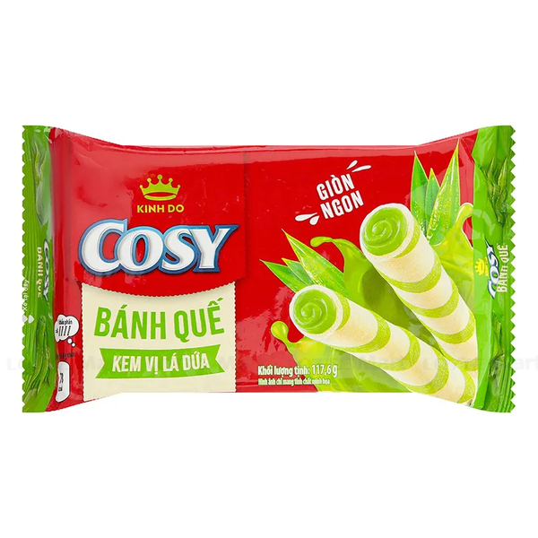 Bánh Quế Cosy Vị Kem Lá Dứa Kinh Đô Gói 117.6G Sato Mart- Cửa hàng tạp ...