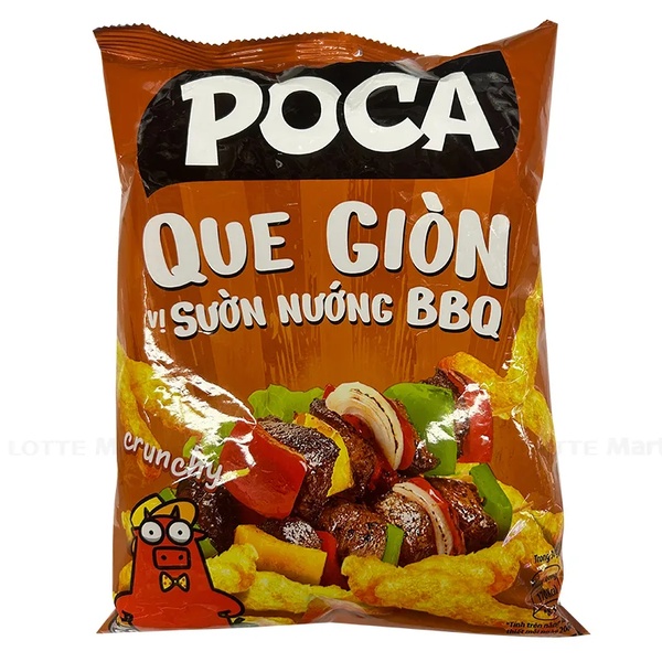 Poca Que Giòn vị Sườn Nướng BBQ 32G Sato Mart- Cửa hàng tạp hóa tiện lợi