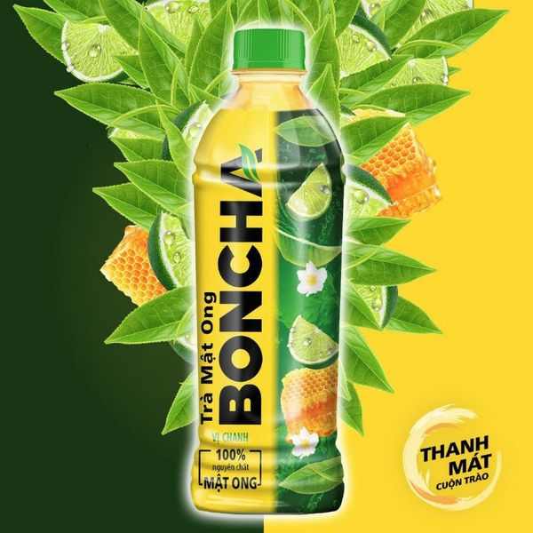 Trà Mật Ong Boncha Vị Chanh - Chai 450ml Sato Mart- Cửa hàng tạp hóa ...