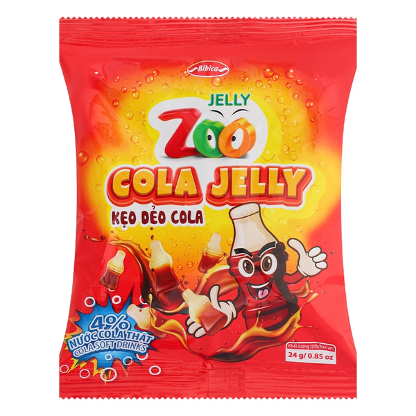 Kẹo Dẻo Zoo Cola Bibica 24g (Bịch) Sato Mart- Cửa hàng tạp hóa tiện lợi