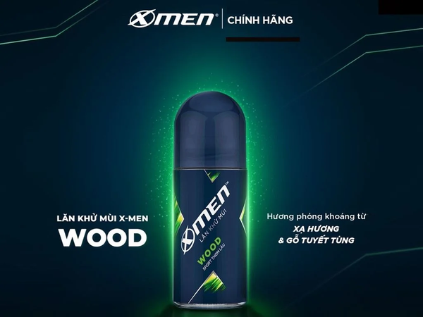 Lăn Khử Mùi X-Men Wood Sport 50ml Sato Mart- Cửa hàng tạp hóa tiện lợi